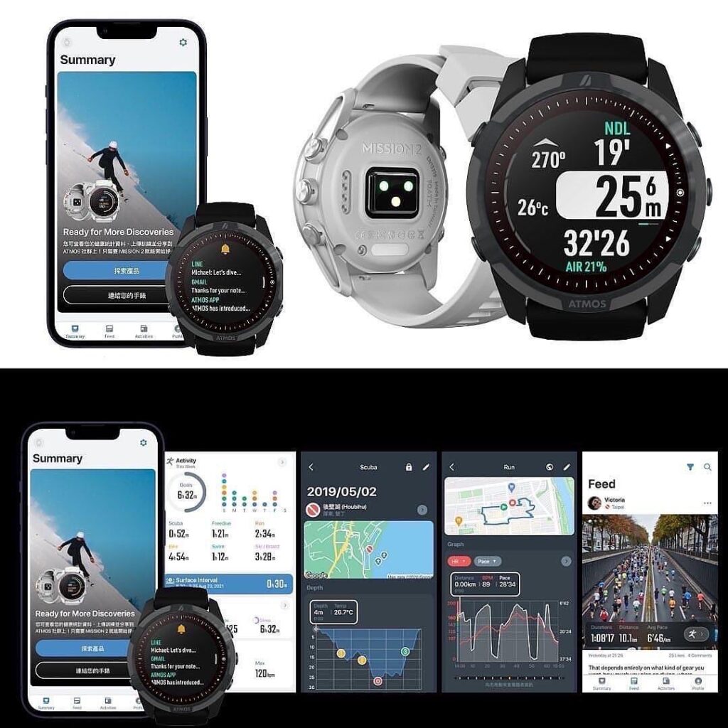 Atmos Mission Two 潛水電腦錶 - 潛行世界 Dive for Travel